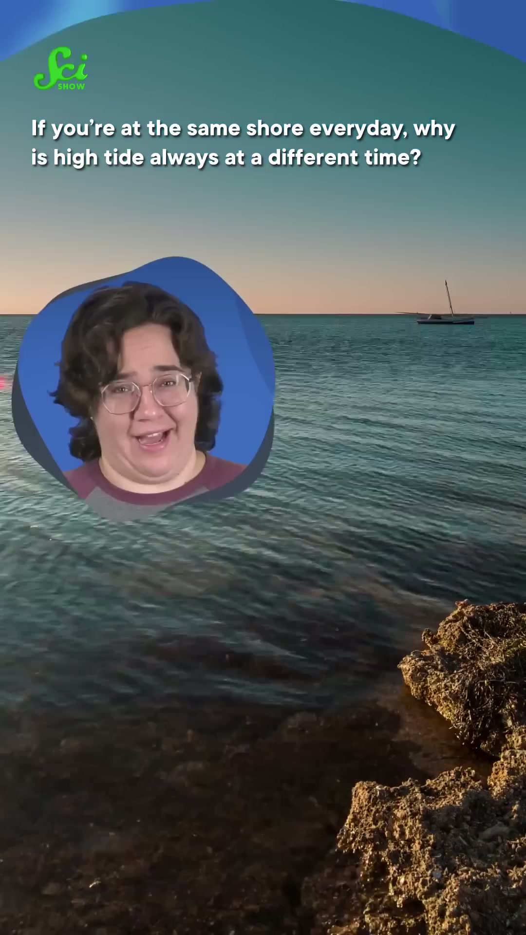 Why is high tide at a different time every day? #shorts #science #SciShow