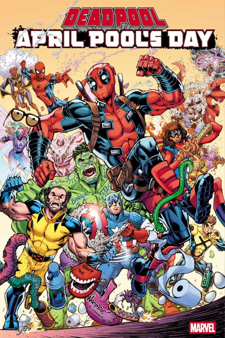 Deadpool is back, April is doomed, and Marvel swears this is a real comic
