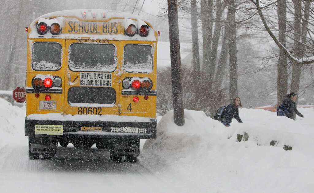School, church closings and delays around Mass.
