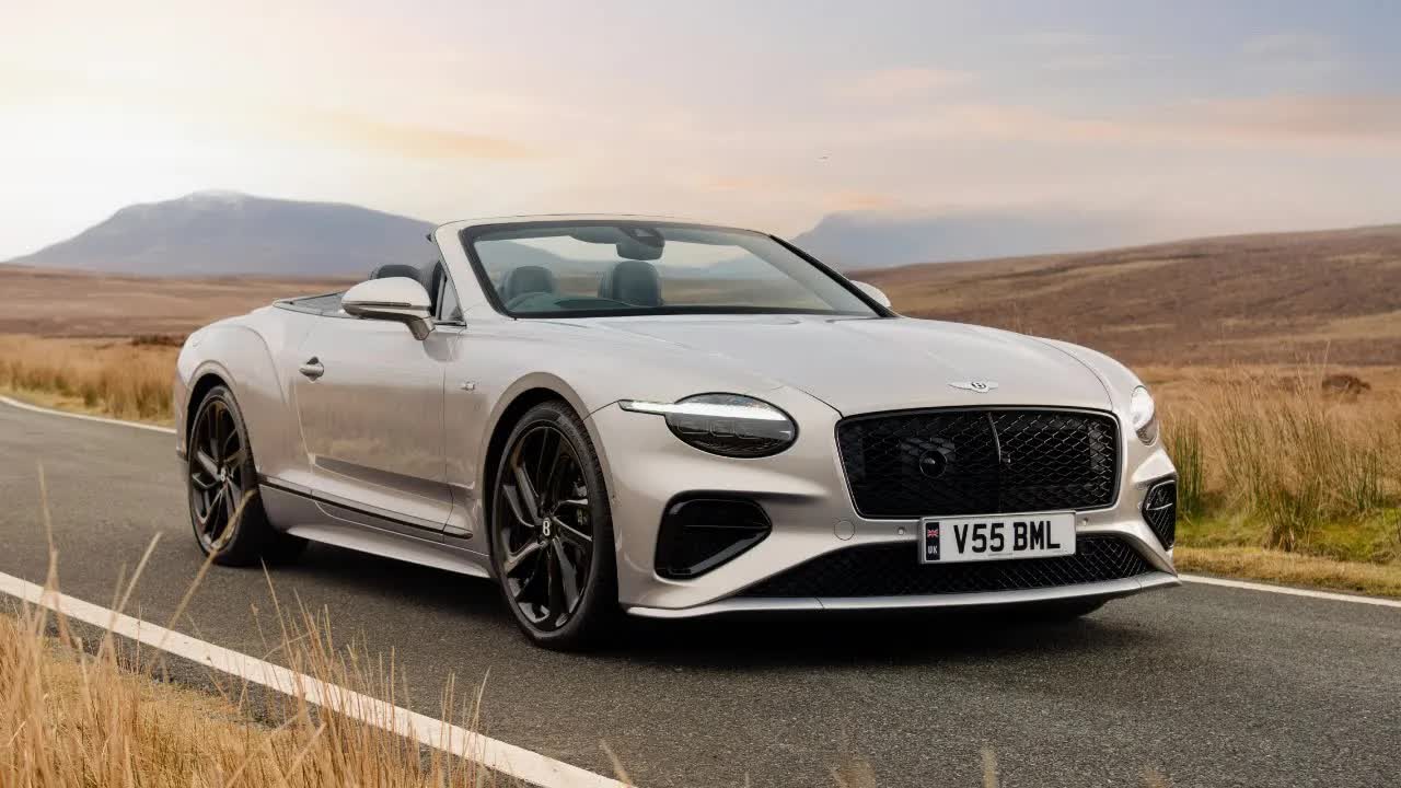 2025 Bentley Continental GTC Speed in extreme silver – 782 PS ...