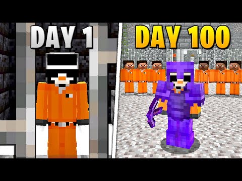 Survived 100 days in Minecraft prison with insane rules