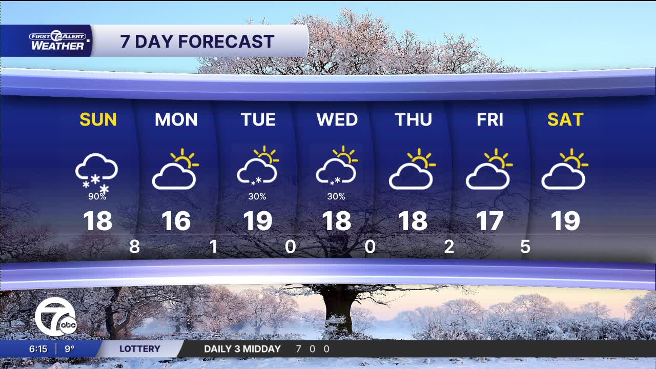 Metro Detroit forecast: How much snow to expect as winter storm arrives