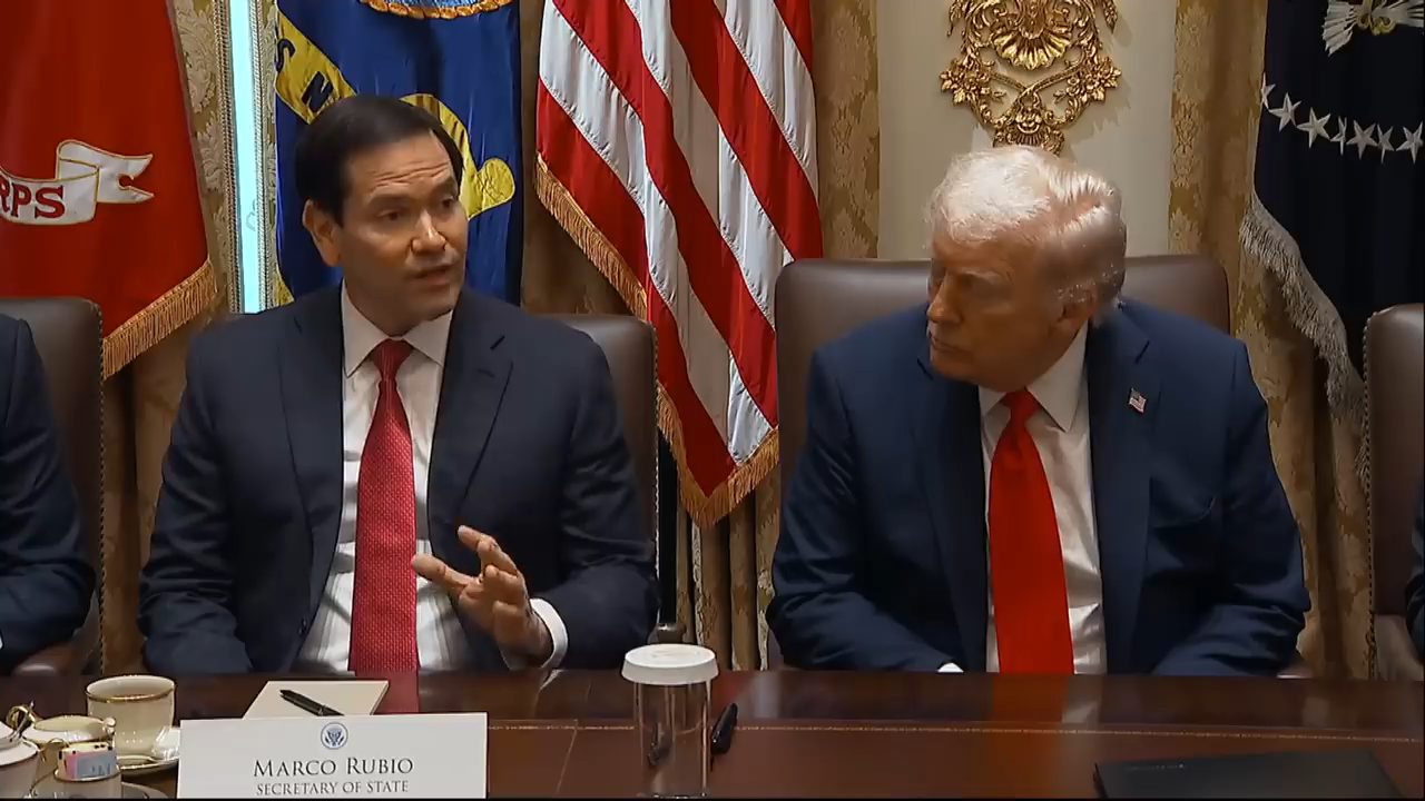 'How about we go to Marco?': Marco Rubio appears lifeless as Trump ...