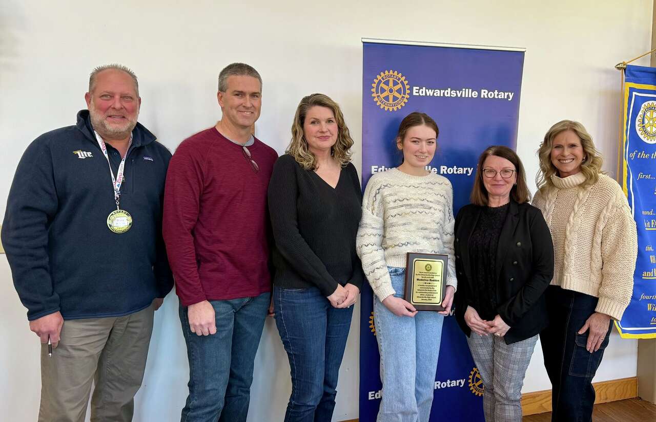 Edwardsville Rotary Club names student of the month for January