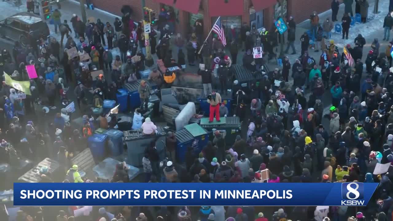 ICE shooting and killing of man prompts protests in Minneapolis