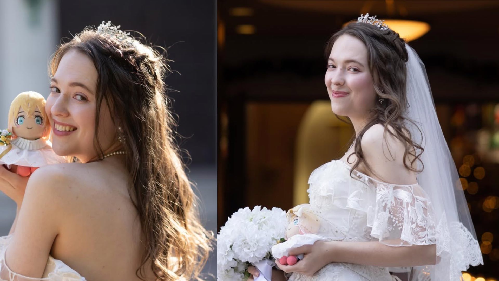 Vid 24 års ålder firar denna franska kvinna sitt symboliska äktenskap ...