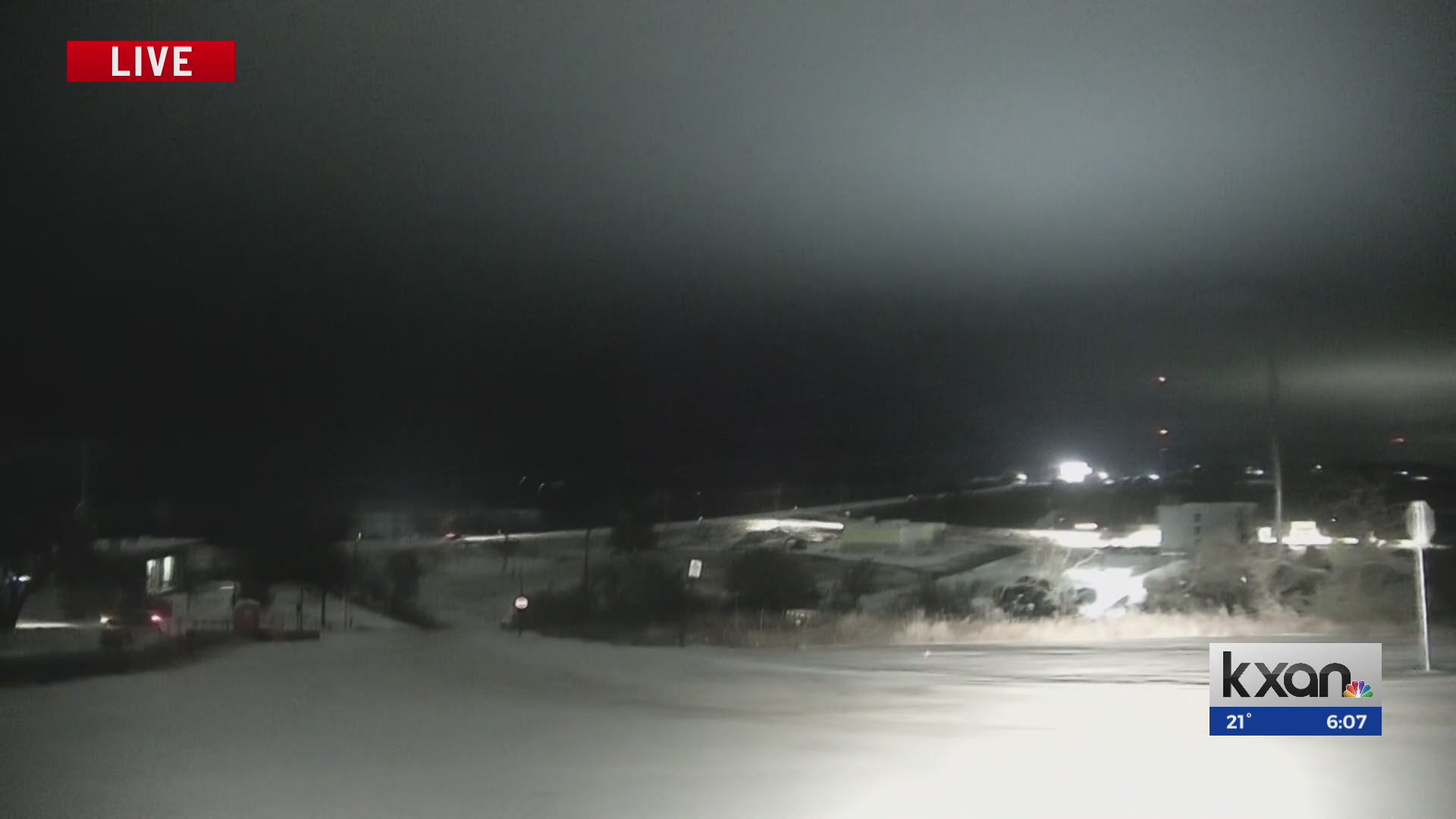 Sunday morning conditions in Marble Falls