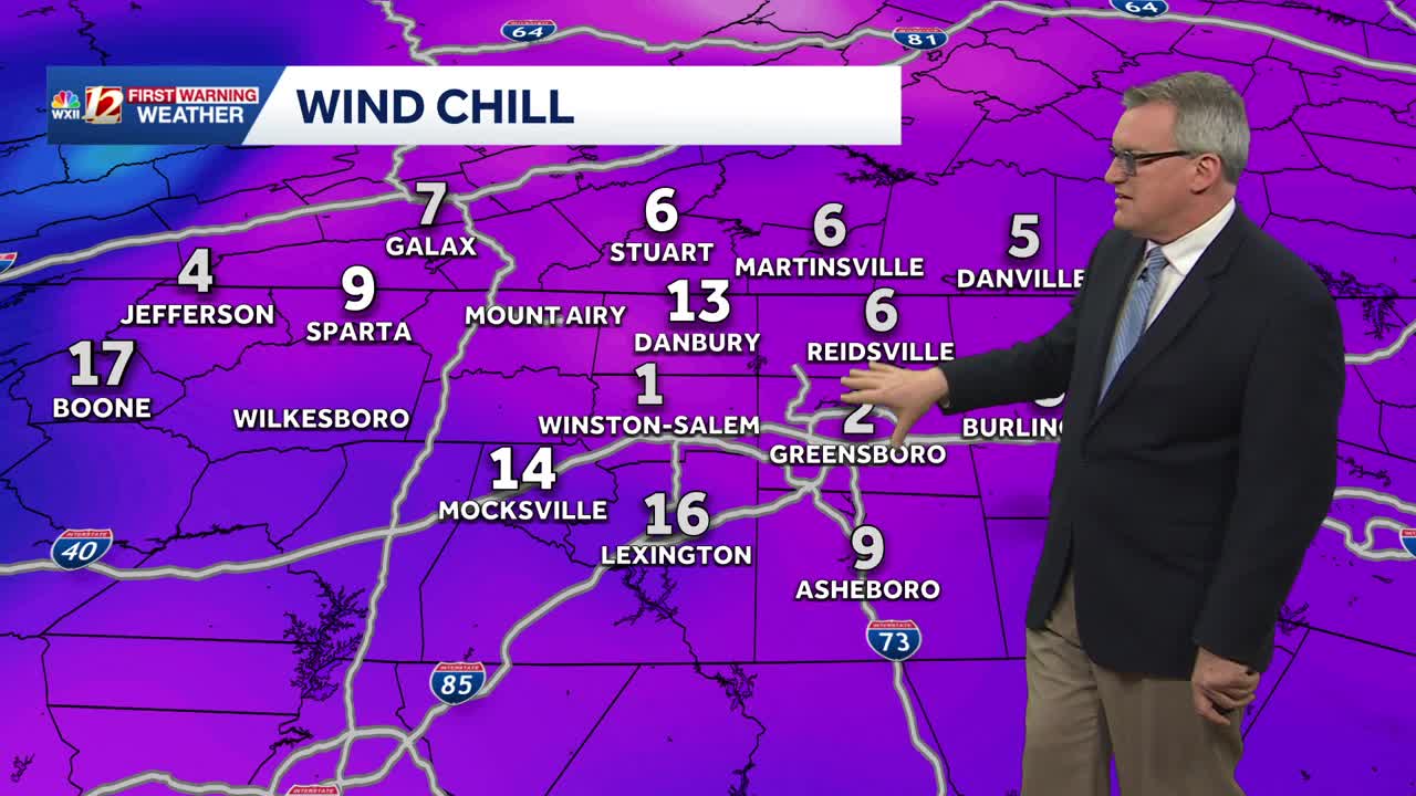 Winter storm update early Sunday morning, North Carolina