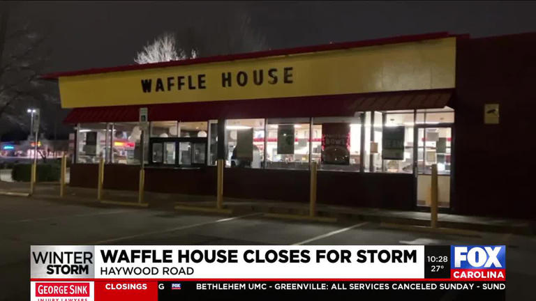 Greenville Waffle House closes for winter storm. Here’s what to know ...
