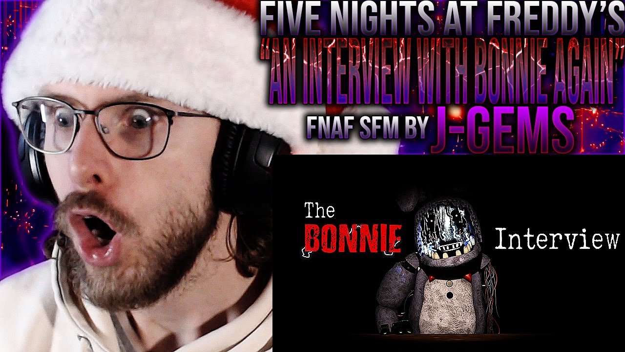Vapor reacts #1216 | FNAF interview animation "An interview with Bonnie ...