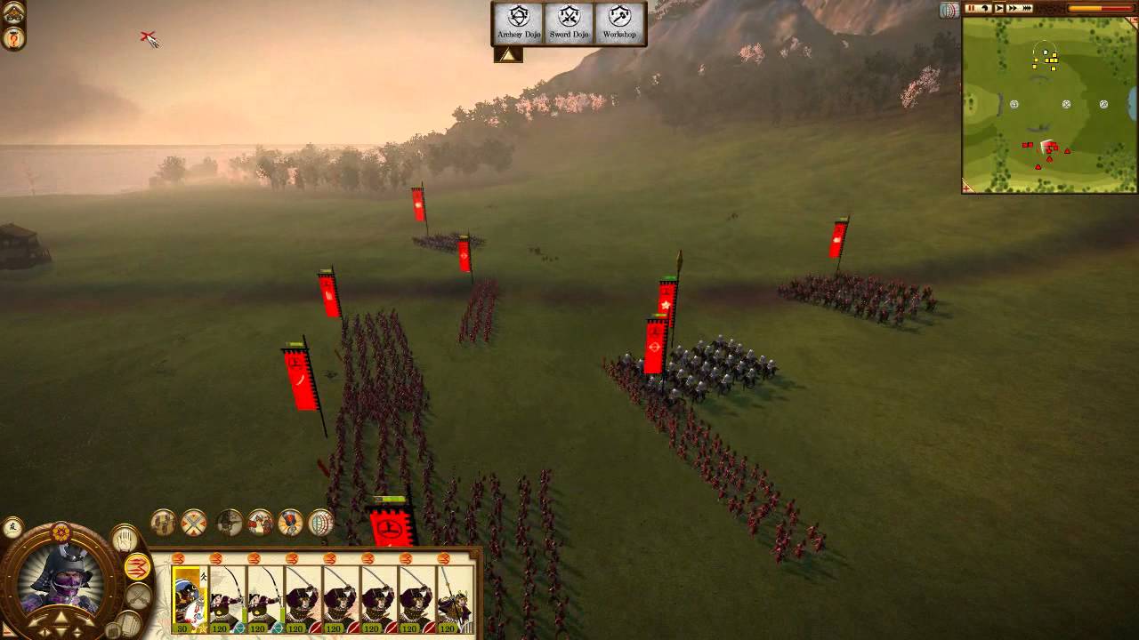 Shogun 2 Total War online battle #1 (1v1)