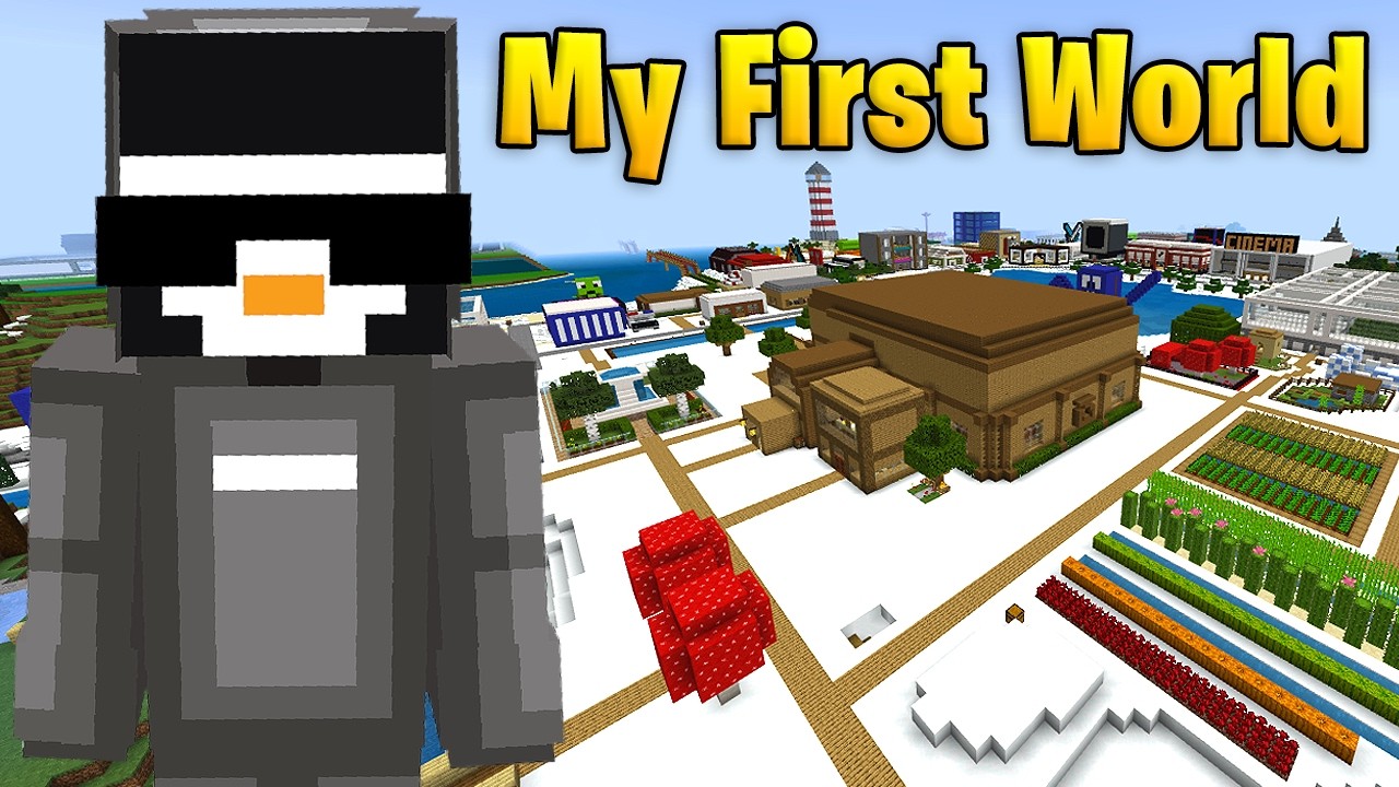 Returned to my 11-year-old Minecraft world adventure