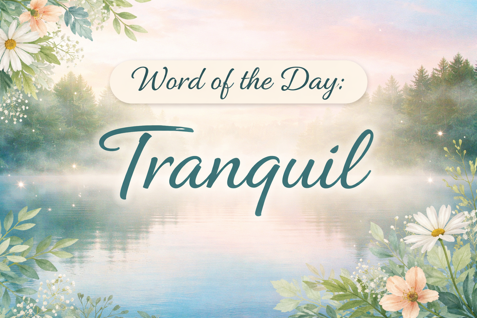 Word of the day: Tranquil