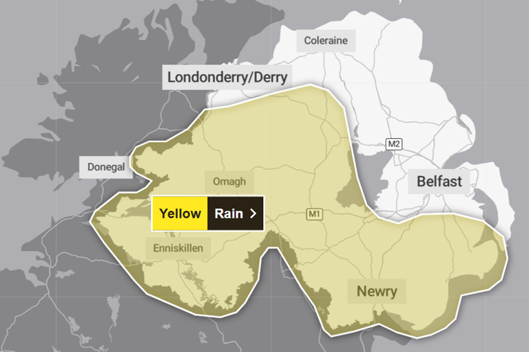 Northern Ireland weather outlook for the week ahead as two yellow ...