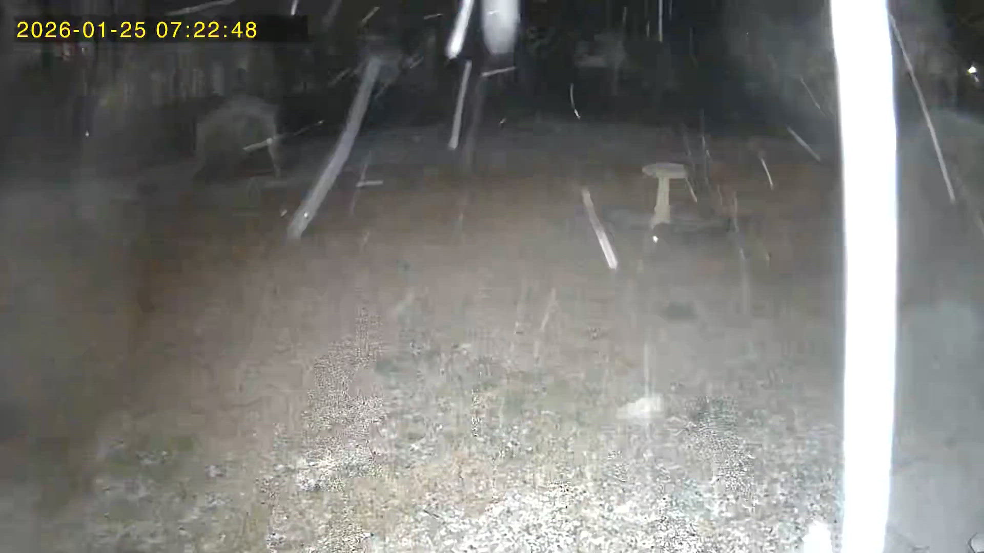 Coming down mixed precipitation