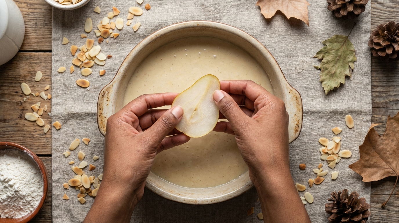 Gâteau invisible poires, chocolat et amandes : la version ultra ...