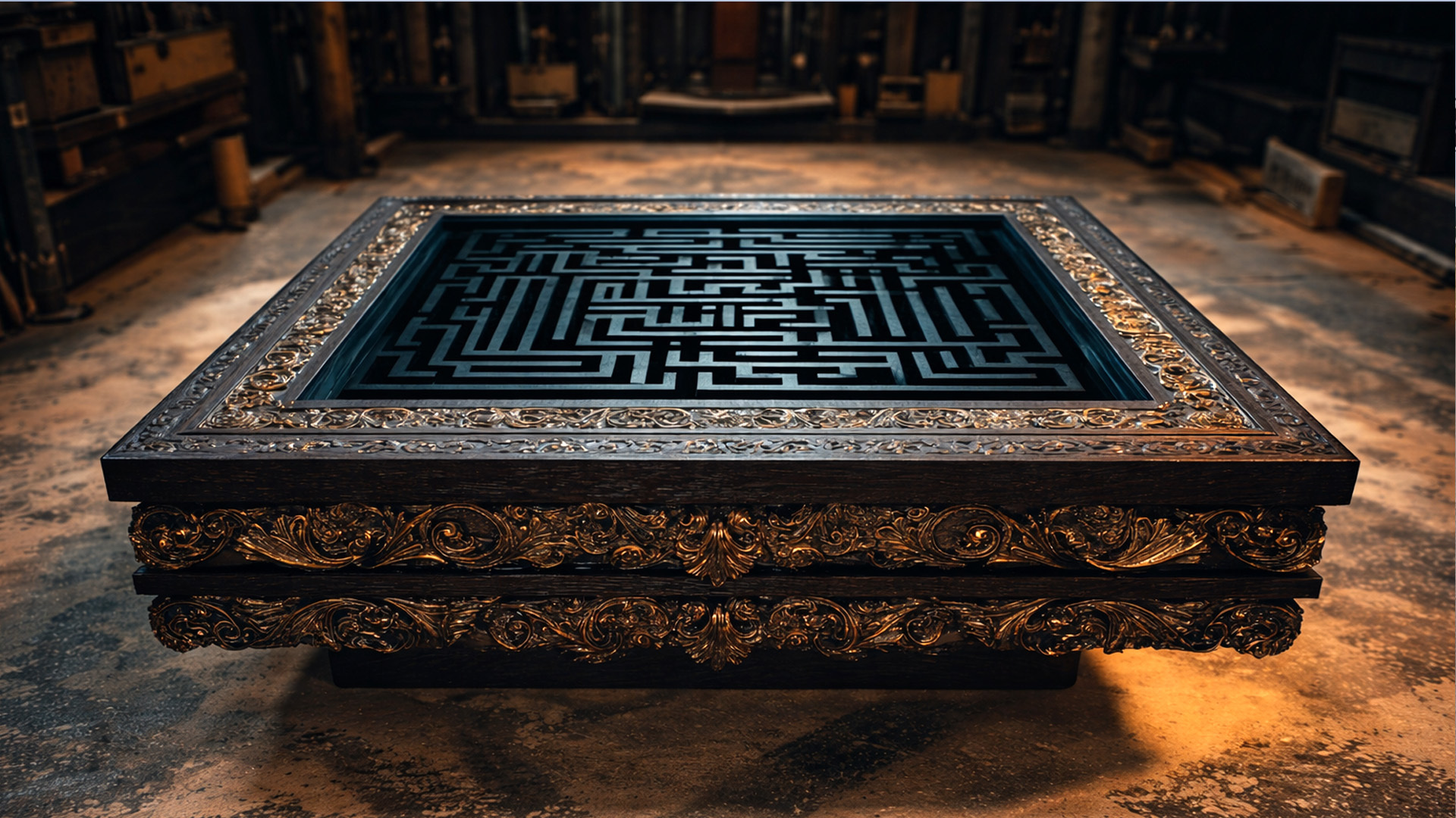 A table that works as a CNC machine