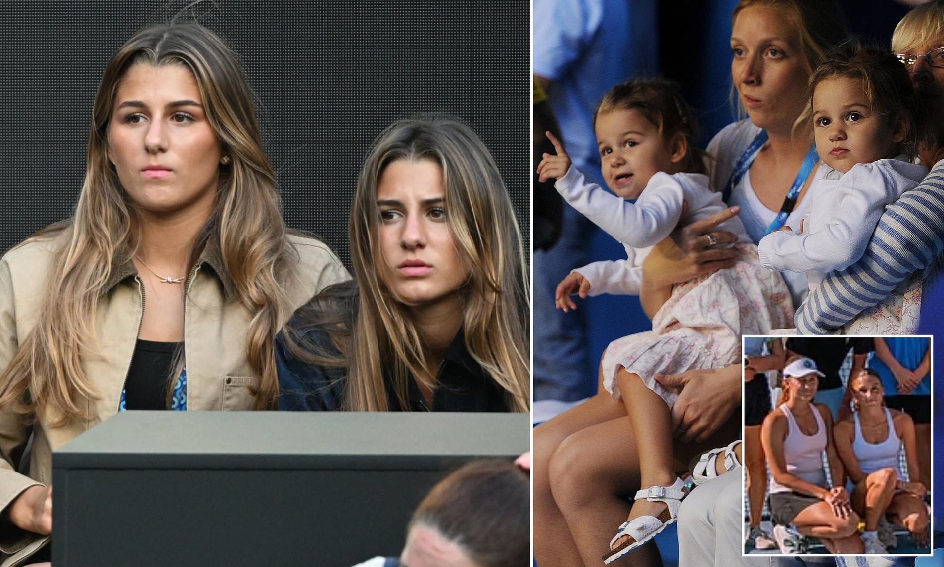 Federer's doubles! Tennis legend's two sets of nepo baby twins lead ...