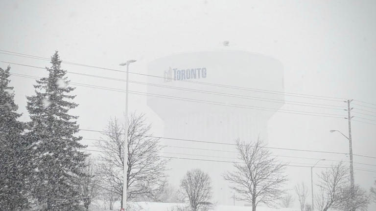 Flight cancellations, dangerous road conditions as snowstorm slams GTA