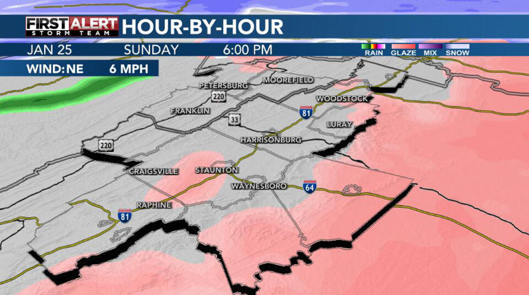 First alert | Weekend winter storm: Updated totals & timing