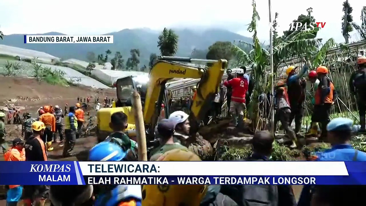 [Full] Duka korban longsor Cisarua, warga: 7 anggota keluarga masih ...