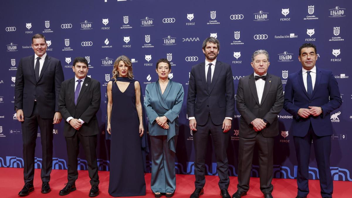 El comedido look de Yolanda Díaz en los Premios Feroz