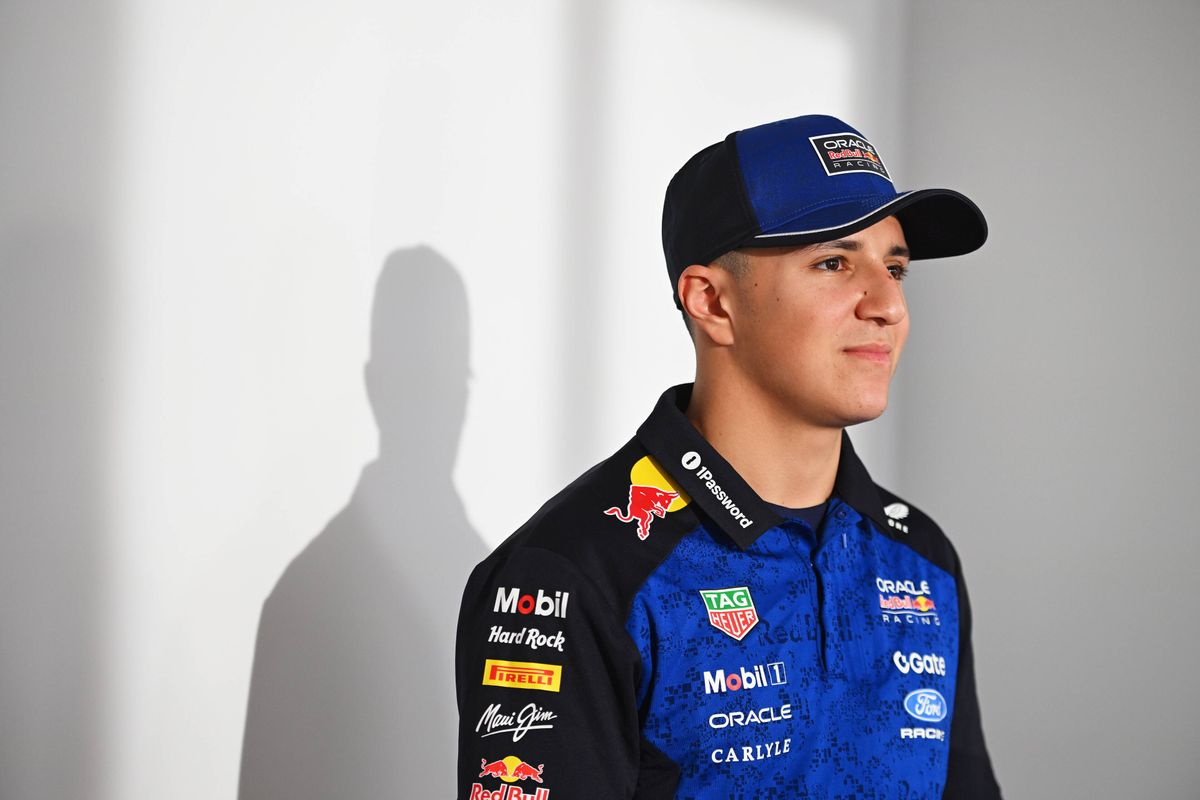 Hadjar unveils striking Senna-inspired helmet ahead of Red Bull debut