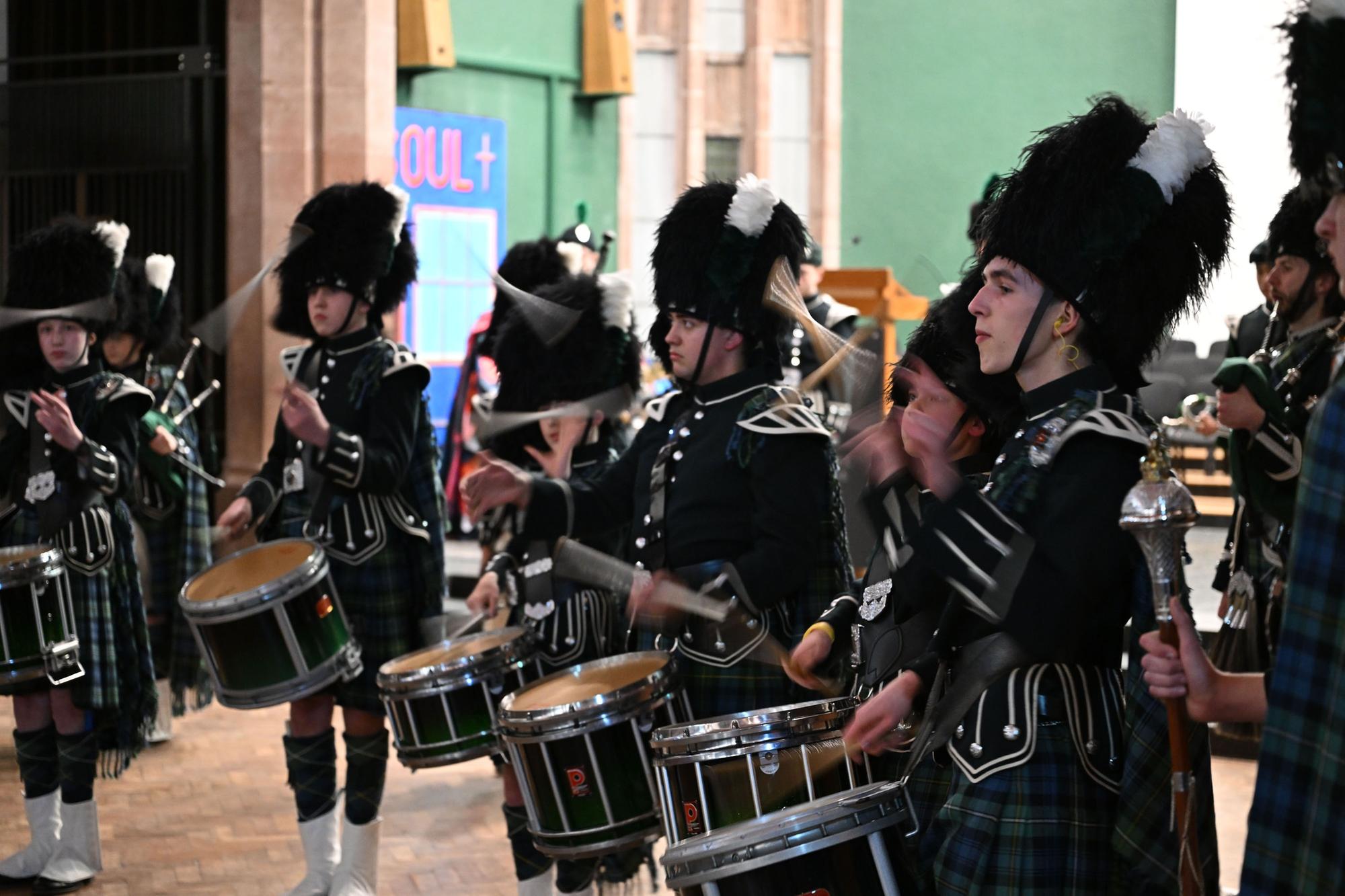 Friends of the Campbell College Pipe Band hold annual Burns Supper Night