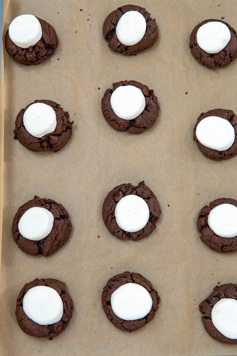 Hot chocolate cookies