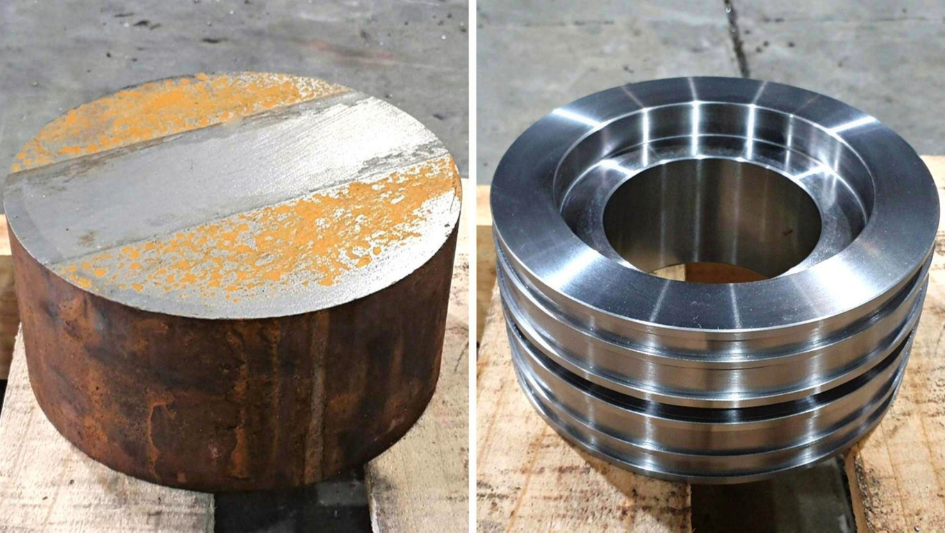 Replacing pistons on a Hitachi Zaxis 670 excavator