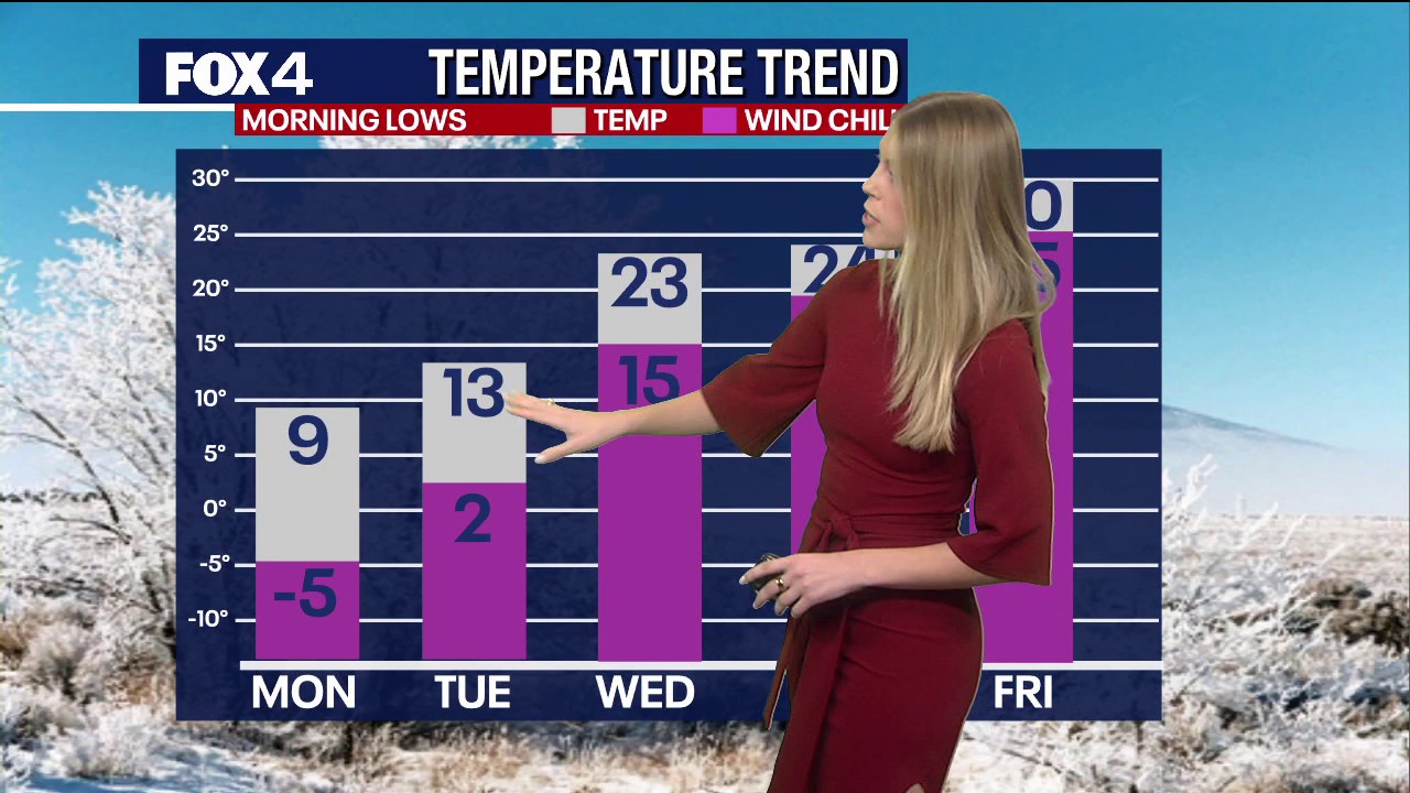 Dallas weather: Jan. 25 noon forecast