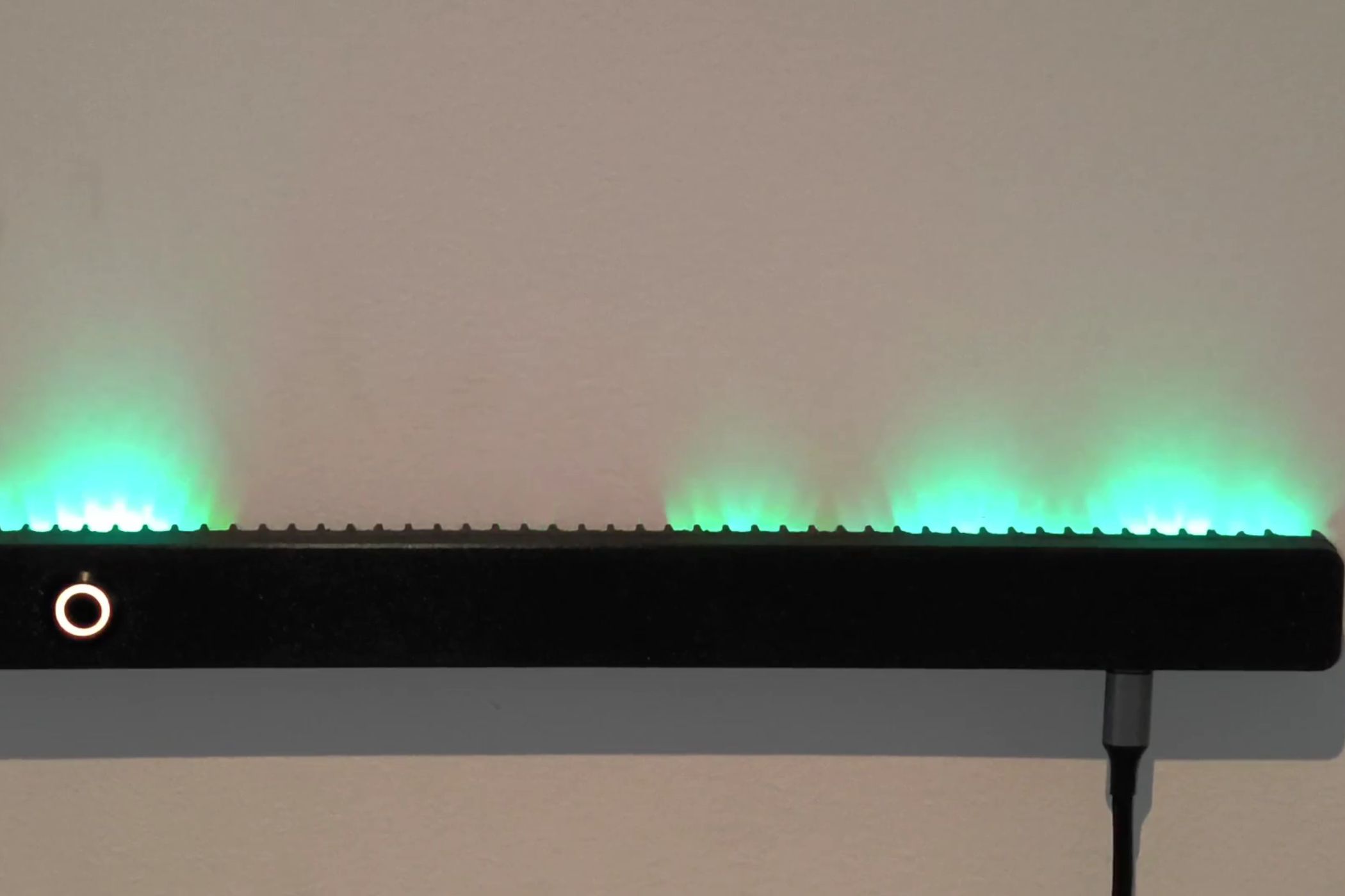 This beautiful ESP32 project displays your Wi-Fi traffic like an aurora