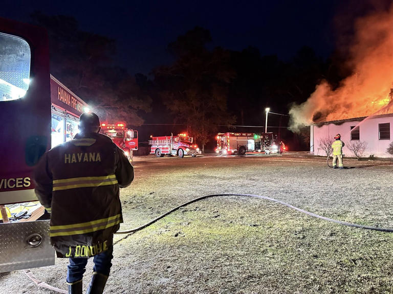 Local church catches fire in Havana early Sunday morning