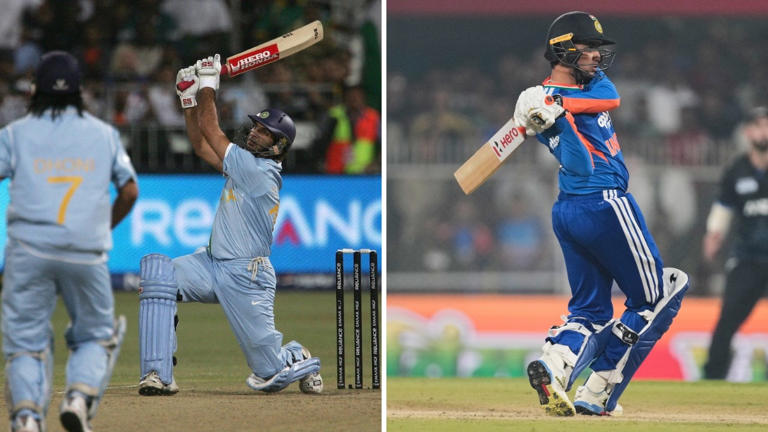 Yuvraj Singh pokes fun at Abhishek Sharma after missing his T20I record ...