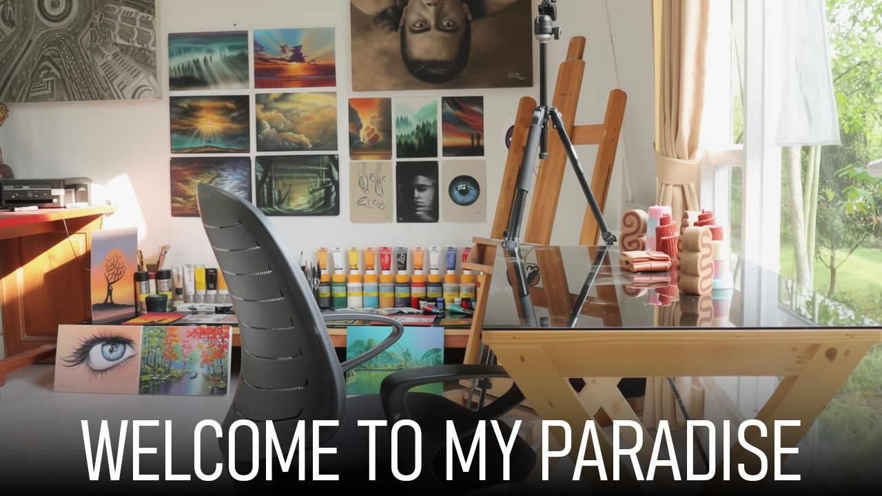 My paradise studio tour: Inside my home gallery and creative space