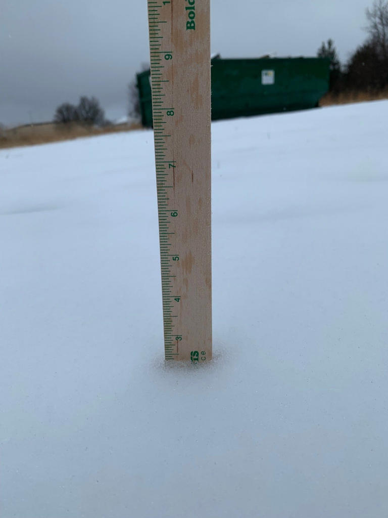 Snowstorm drops a few inches on Salisbury area