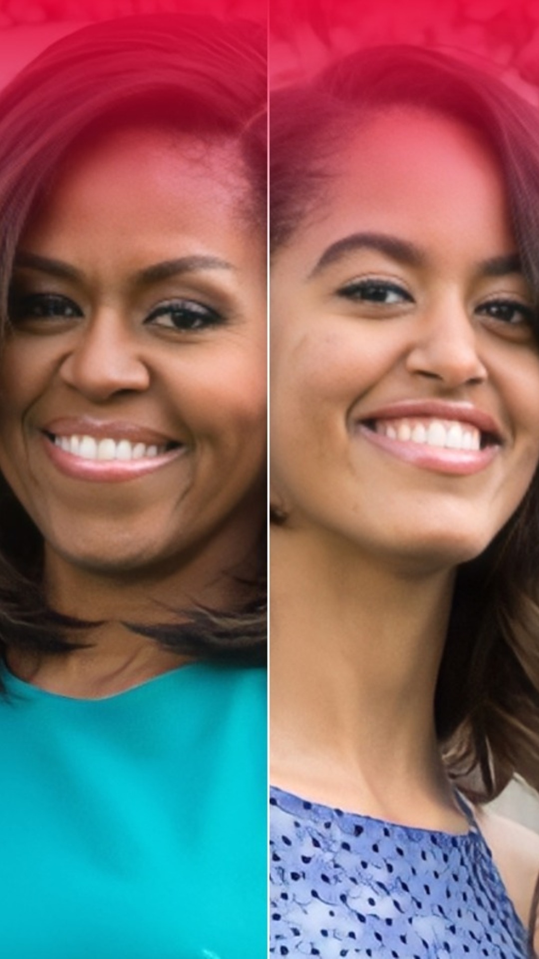 Michelle Obama can't hide her salty attitude about Malia
