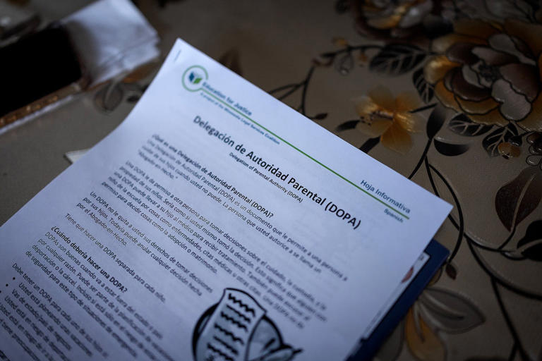 Fearing ICE, parents make plans for their children’s care