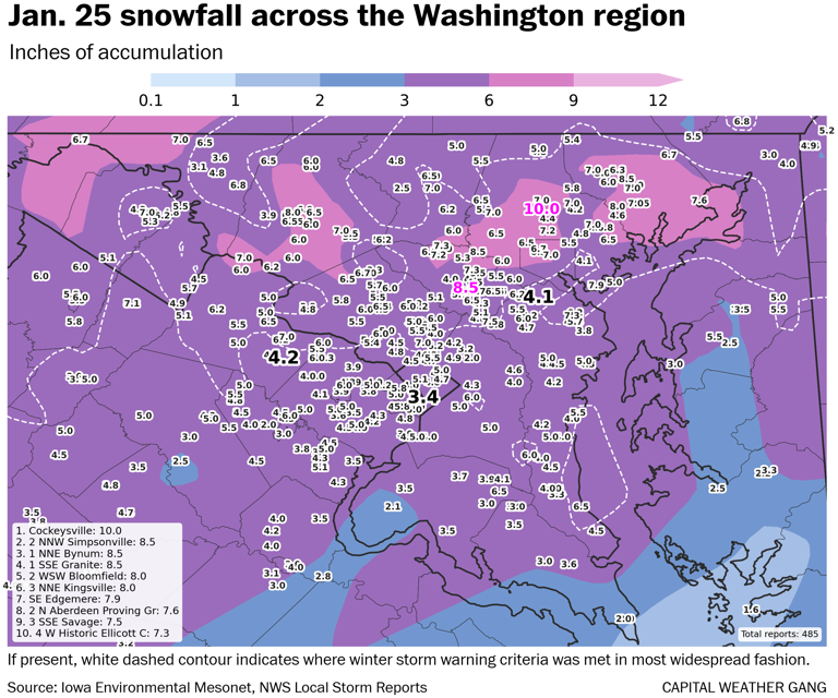 DC winter storm updates: Waves of heavy sleet mixing with treacherous ...