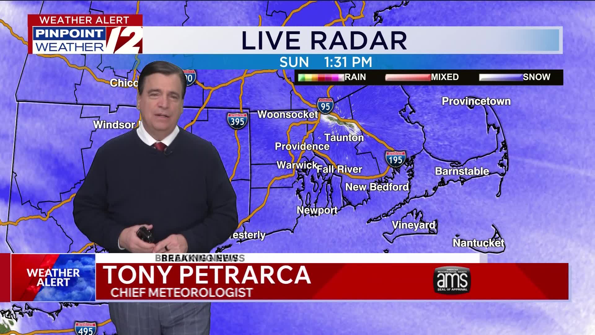 WPRI 12 weather alert 1/25/26: Winter storm bringing heavy snow and ...
