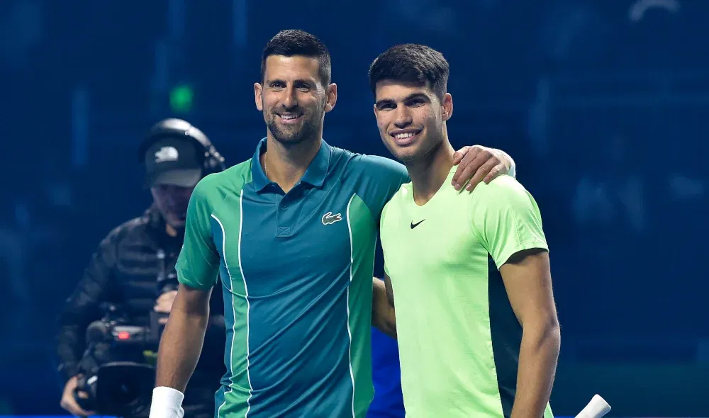 Djokovic demands 'royalties' from Alcaraz for copying his serve in ...