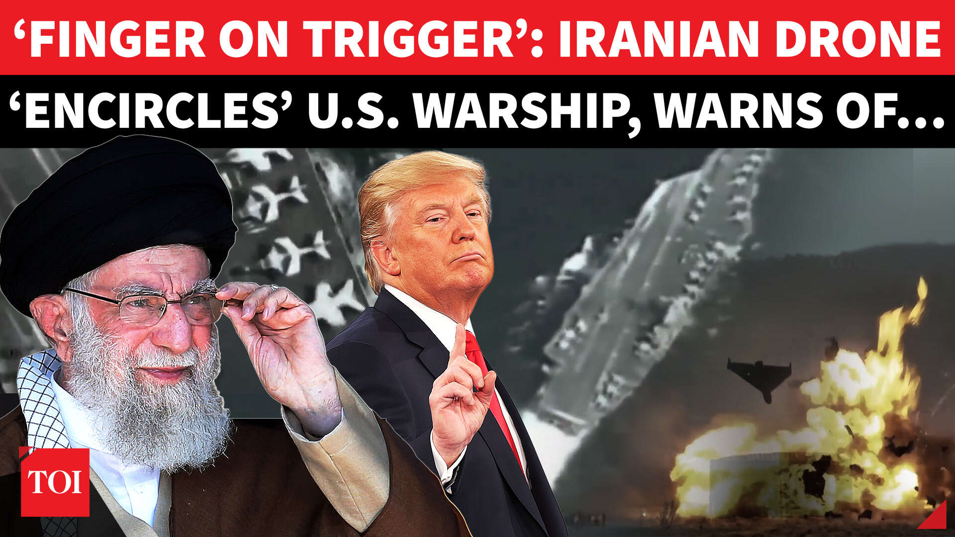 Iran threatens US carrier with drone strike video as IRGC claims ...