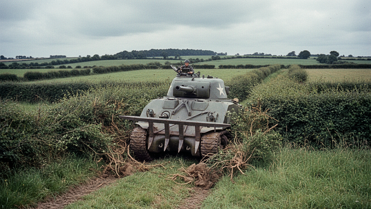 How the Allies solved the Normandy hedgerow crisis