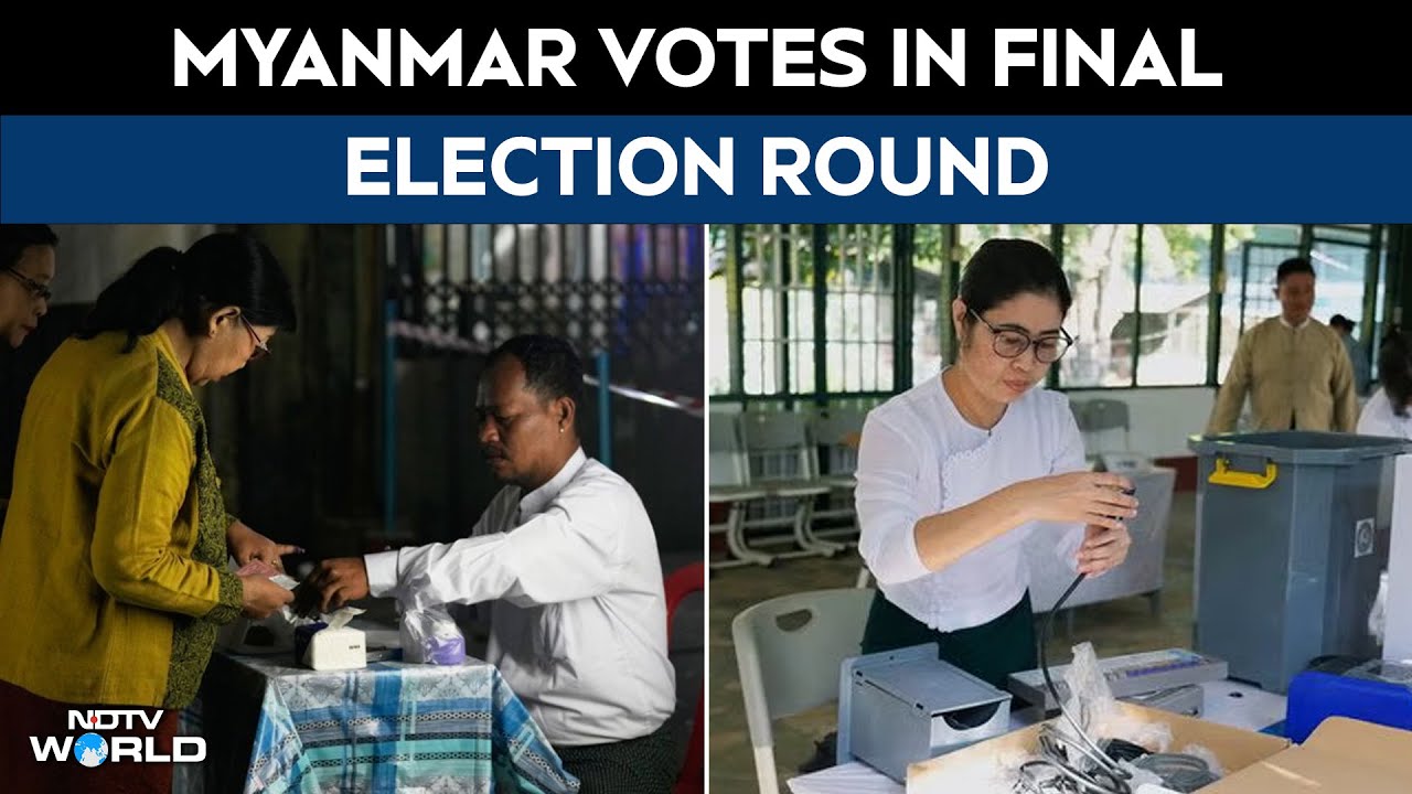 Myanmar election news | Myanmar holds final election round with army ...