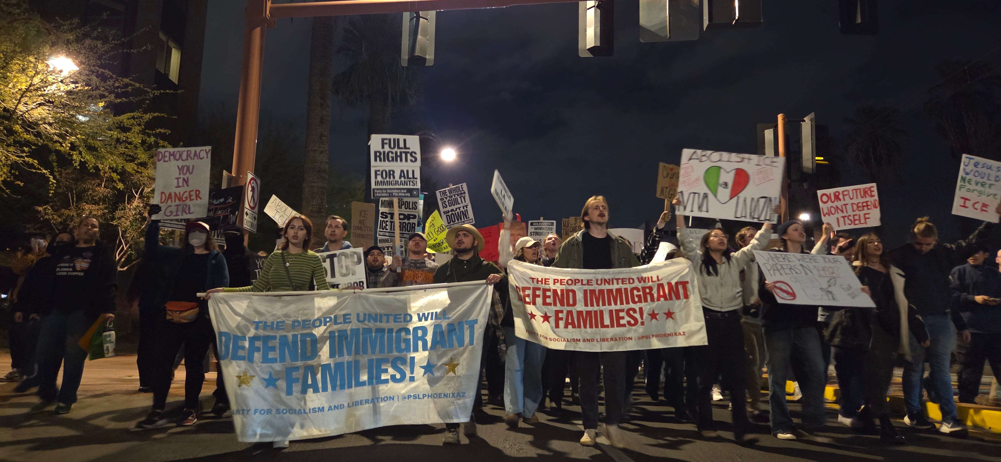 ICE says agent was 'assaulted by a rioter' at Phoenix protest