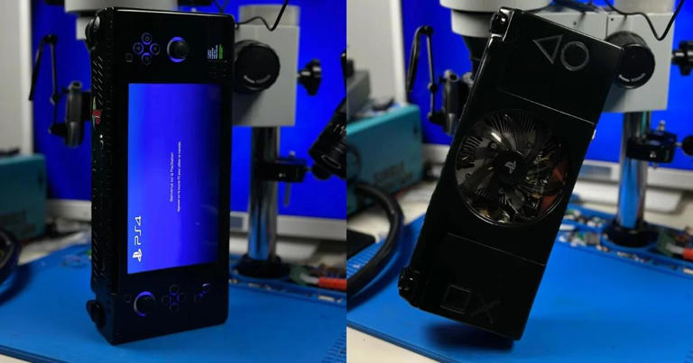 Usuario transformó una PlayStation 4 Slim en una consola portátil con ...