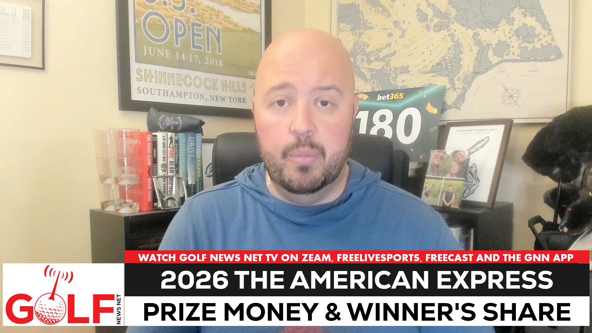 The 2026 American Express winner's share is a lot of prize money