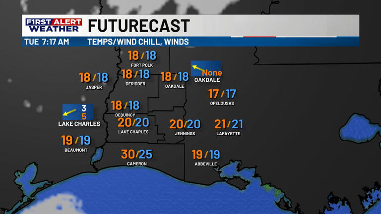 First alert forecast: Frigid temperatures and wind chills arrive tonight