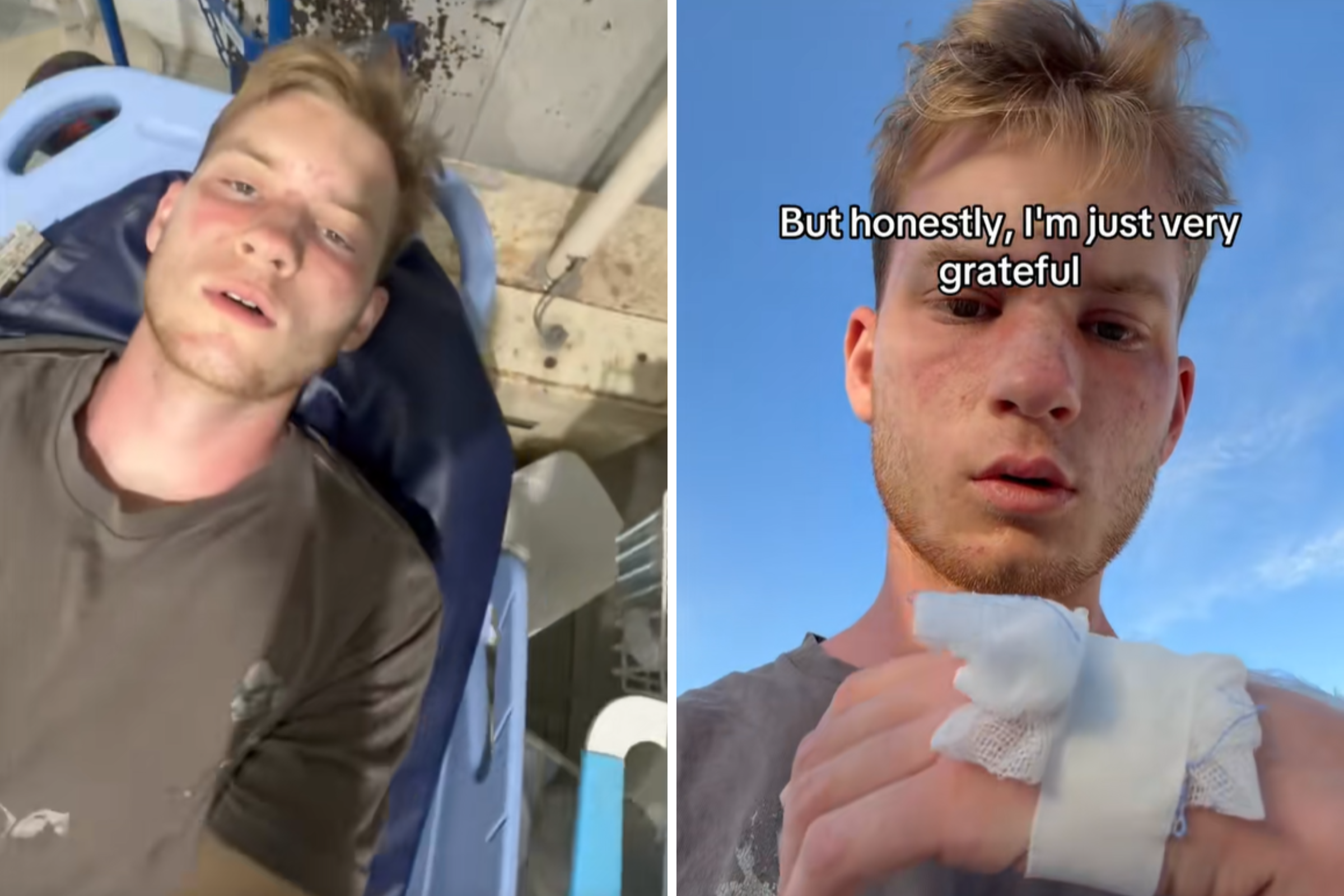 Healthy man has medical emergency on remote island, whole body shuts down