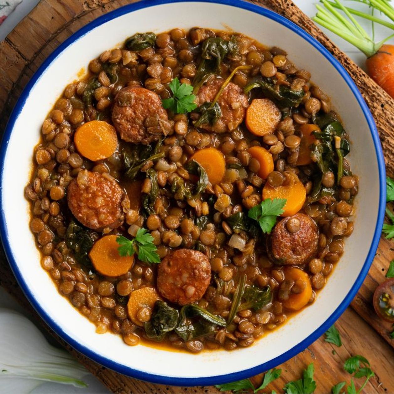 "C'est la recette de ma mère qui m'a fait aimer les lentilles et depuis ...